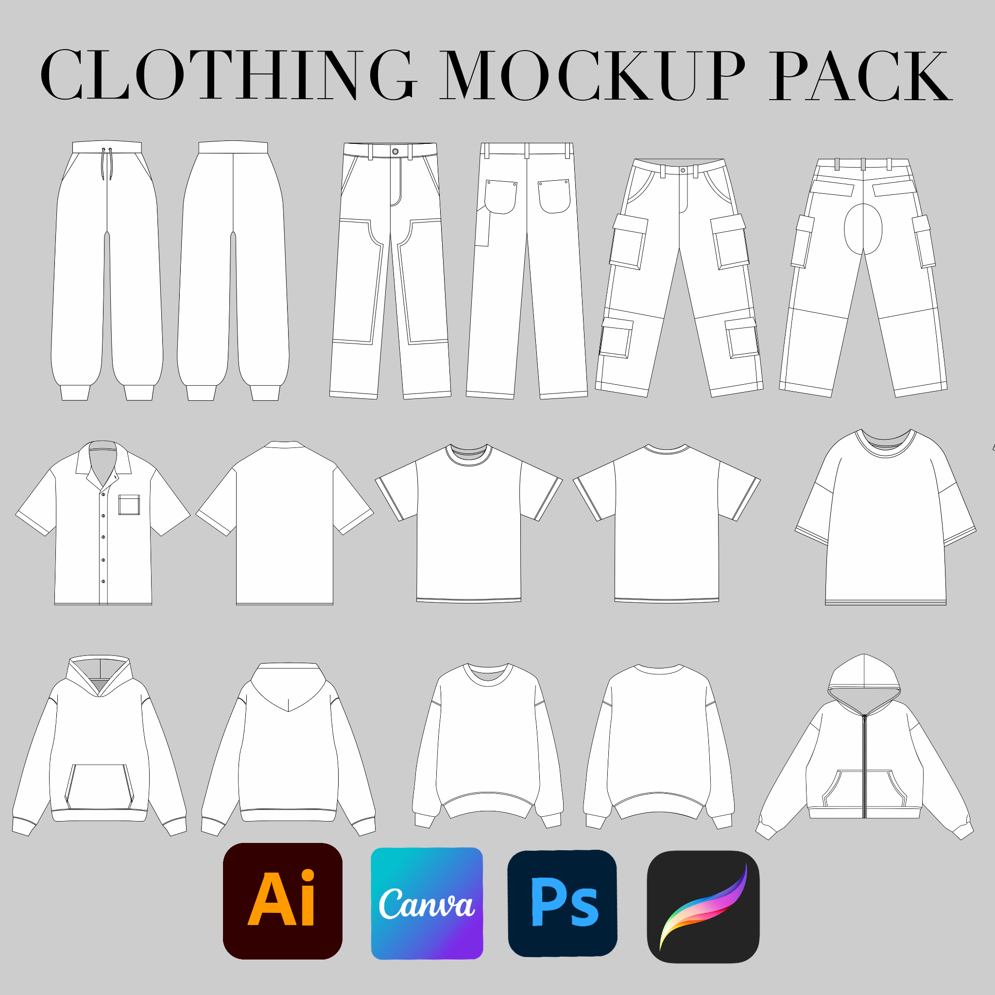 Clothing Mockup Pack – GR Hats